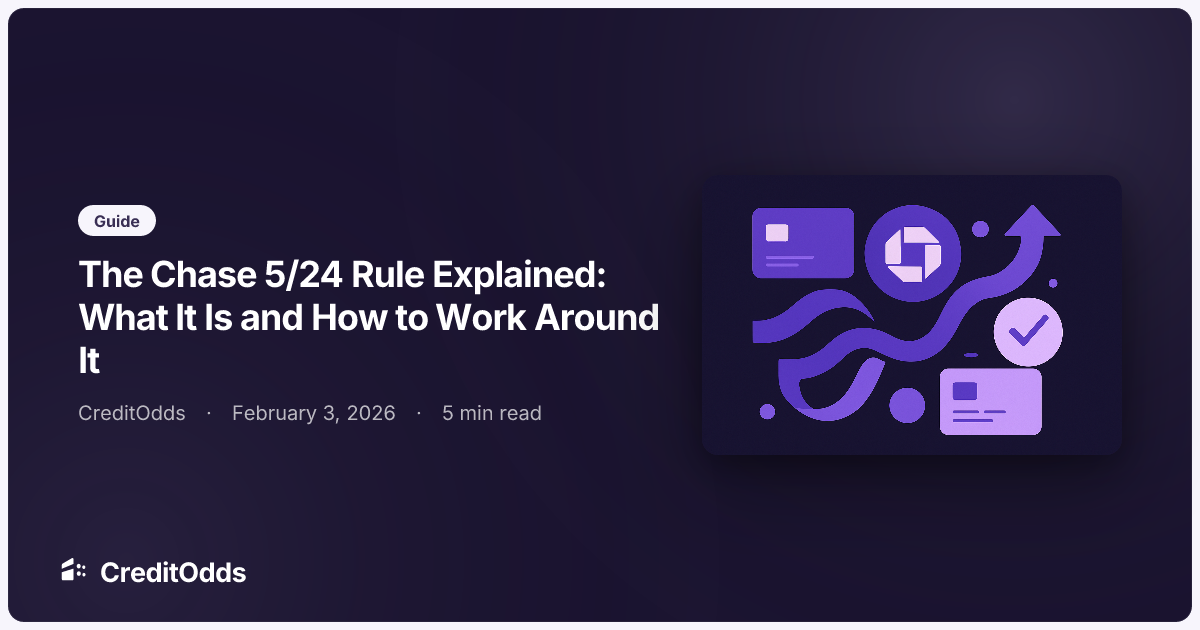 Chase 5/24 Rule Explained | CreditOdds | CreditOdds